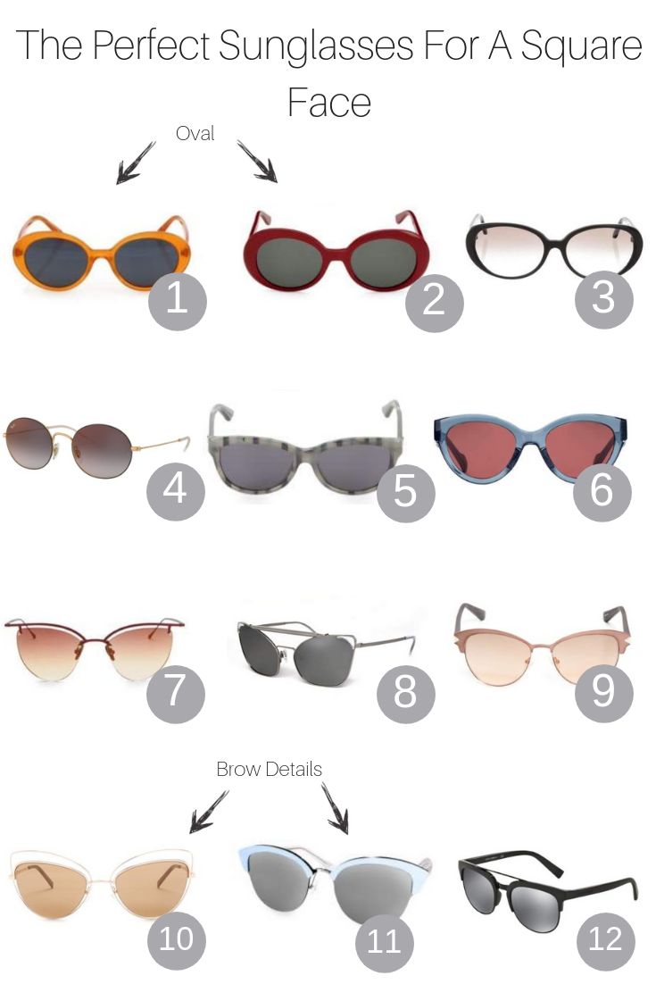 3 Perfect Sunglasses For A Square Face Shape - Pacific Globetrotters
